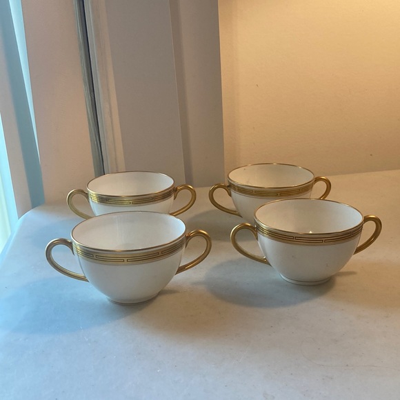 wa pickard | Dining | Antique Set Of 4 Wa Pickard Art Deco Double ...